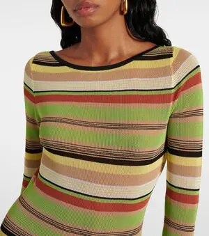 SIR. Coastline Striped Maxi Dress