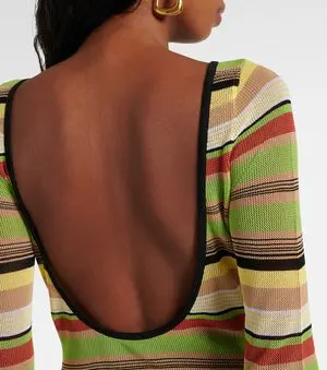 SIR. Coastline Striped Maxi Dress