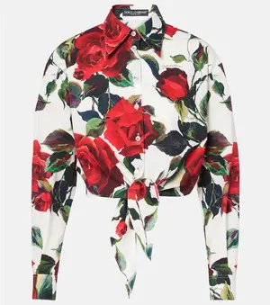 Dolce & Gabbana Floral Cotton Shirt - Multicoloured