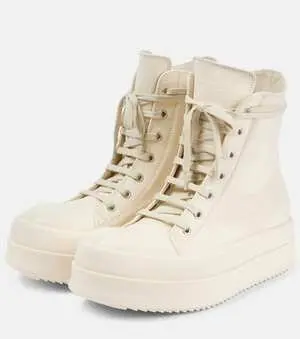 Rick Owens Mega Bumper Leather Sneakers