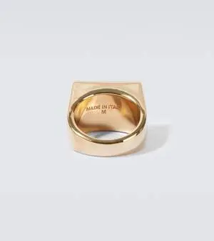 Dries Van Noten Brass Signet Ring