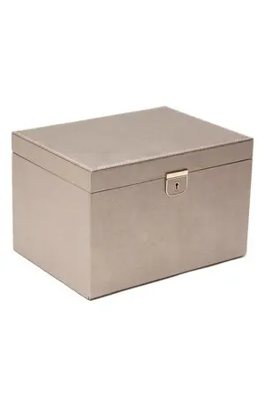 Wolf Palermo Large Jewelry Box Pewter