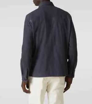 Loro Piana Lowe Suede Overshirt
