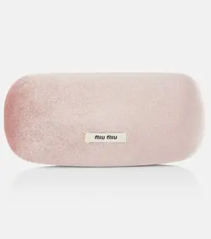 Miu Miu Rectangular Acetate Sunglasses - Black