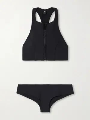 Lisa Marie Fernandez Kristi Neoprene Bikini - Black
