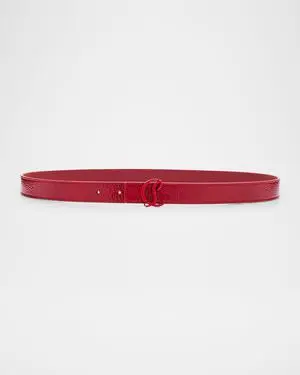 CHRISTIAN LOUBOUTIN Loubi54 Reversible Belt Loubi