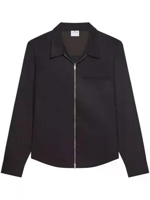 COURREGES Zip Twill Shirt - Black
