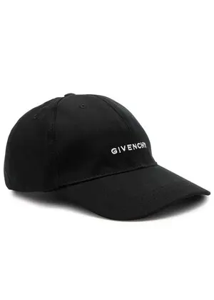 Givenchy Logo-embroidered Cotton-blend Cap - Black