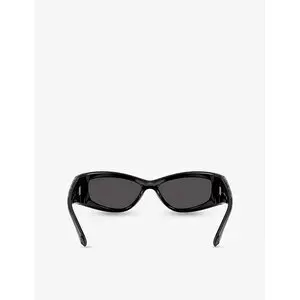 SWAROVSKI Sk6027 Irregular Sunglasses - Black