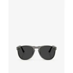 Persol Po9649s Pilot Sunglasses - Grey