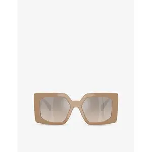 Versace Ve4478u Square-frame Sunglasses - Cream
