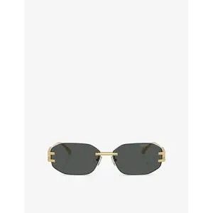 Versace Ve2274 Irregular Sunglasses - Gold