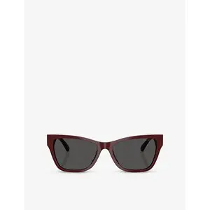 JIMMY CHOO Pillow-frame Sunglasses - Red