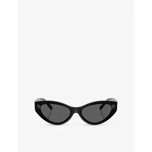 Tiffany & Co. Oval Sunglasses - Black