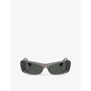 Versace Ve4481 Pillow-frame Sunglasses - Grey