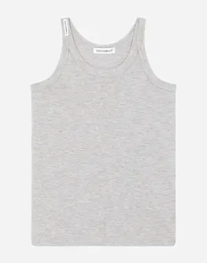 Dolce & Gabbana Jersey Vest Two-pack - Grey
