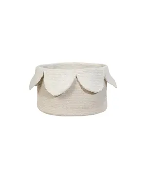 LORENA CANALS Petals Basket - Ivory + Natural