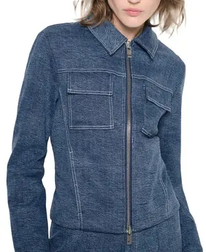 AS By DF Gianna Fitted Denim Jacket