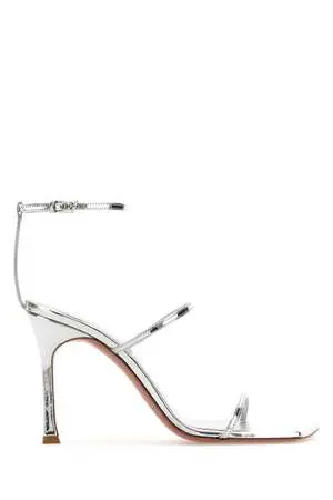 Amina Muaddi Sandals - Silver