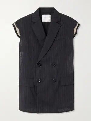 Sacai Double Breasted Vests For Women