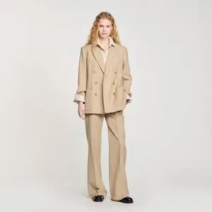 Sandro Double-breasted Suit Jacket