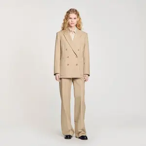 Sandro Double-breasted Suit Jacket