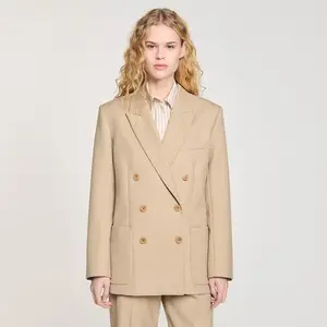 Sandro Double-breasted Suit Jacket