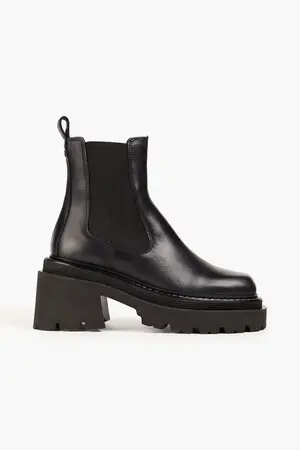 Sandro Leather Chelsea Boots