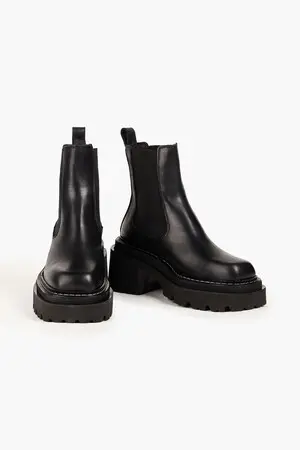 Sandro Leather Chelsea Boots
