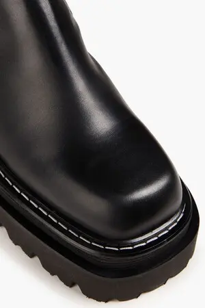 Sandro Leather Chelsea Boots