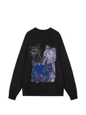JNBY Crew-neck Jumper - Black