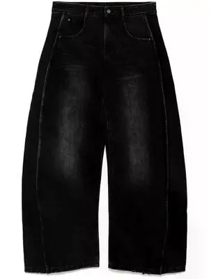 JNBY Extra Long Zip-up Jeans - Black