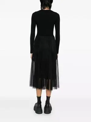 JNBY Long Sleeve Midi Dress - Black