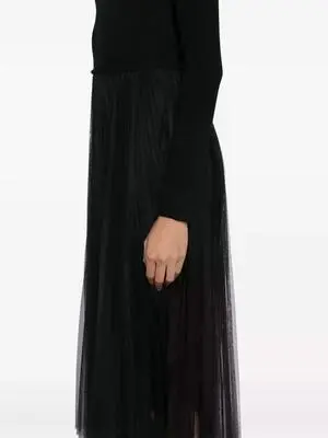 JNBY Long Sleeve Midi Dress - Black