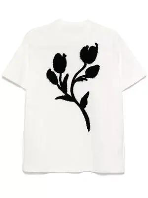 JNBY Plant-printed T-shirt - White