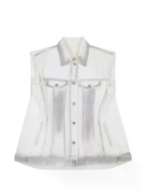 JNBY Button-detailed Pocket Vest - White