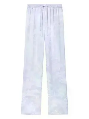 Off-White Fresco-jacquard Pyjamas Trousers - White