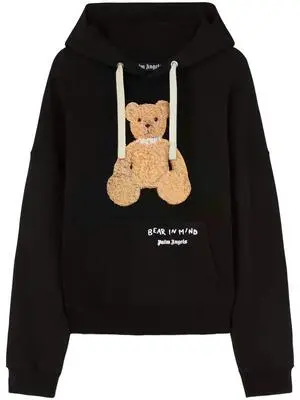 Palm Angels Bear In Mind Hoodie - Black