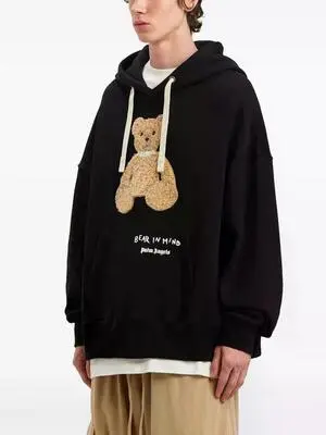 Palm Angels Bear In Mind Hoodie - Black