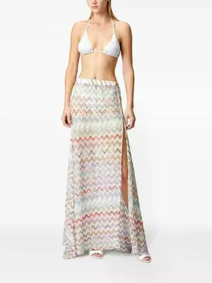 Missoni Zigzag-woven Maxi Skirt - White