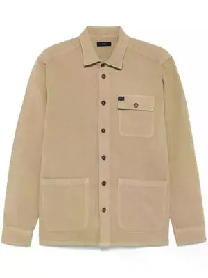 FAY Button-up Overshirt - Neutrals