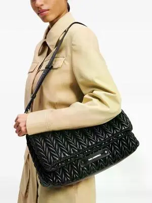 Karl Lagerfeld K/weave Shoulder Bag - Black
