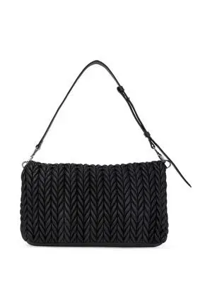 Karl Lagerfeld K/weave Shoulder Bag - Black