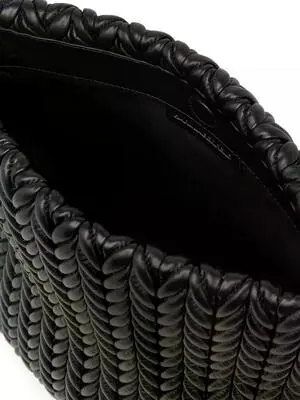 Karl Lagerfeld K/weave Shoulder Bag - Black
