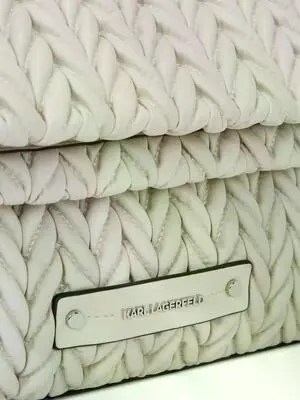 Karl Lagerfeld K/weave Shoulder Bag