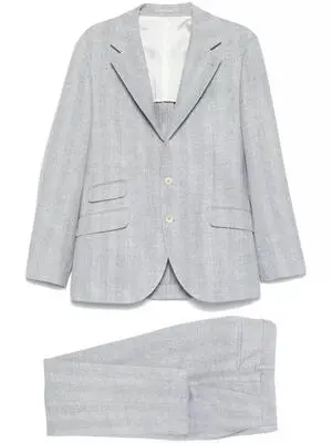 Brunello Cucinelli Single-breasted Blazer - Blue