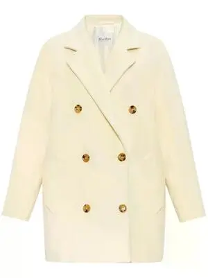 Max Mara Rebus Wool-cashmere Coat - Neutrals