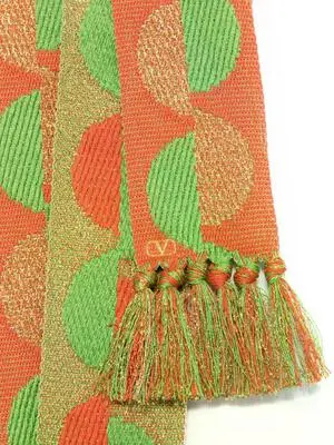 Valentino Garavani Pattern-jacquard Scarf