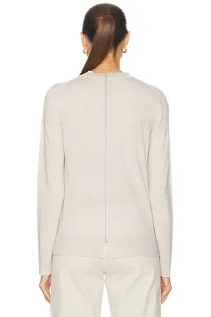 Burberry Crewneck Cardigan - Nutmeg