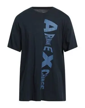 Armani Exchange Man T-shirt Tomato Red Size S Cotton Blue